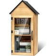 Outdoor Little Library Box,2-Tier Little Library for Neighborhoods ...