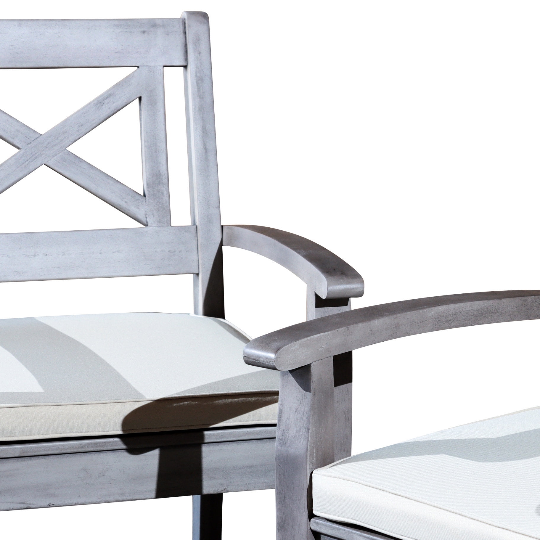 Outdoor Living Dining Chairs - Premium Eucalyptus, Hand Applied Finish ...