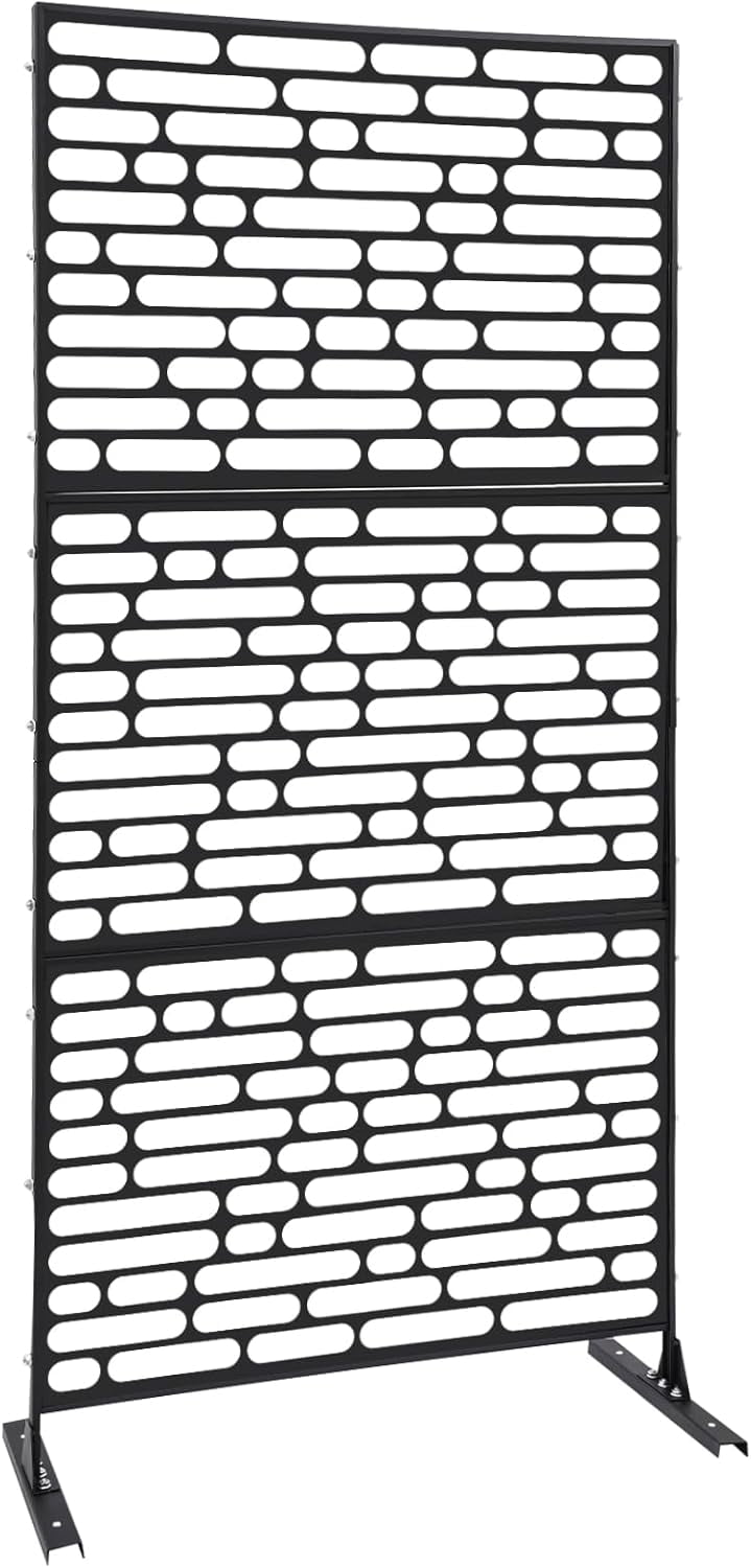 Outdoor Living Privacy Screen, Metal Privacy Screen Outdoor Privacy ...