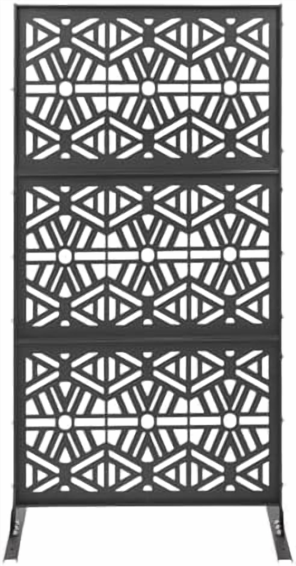 Outdoor Living Privacy Screen, Metal Privacy Screen Outdoor Privacy ...