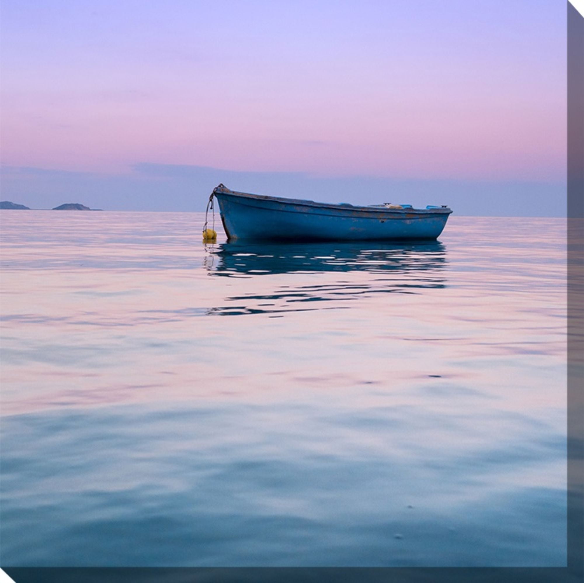 Outdoor Living and Style Blue Lagoon Outdoor Canvas Square Wall Art ...