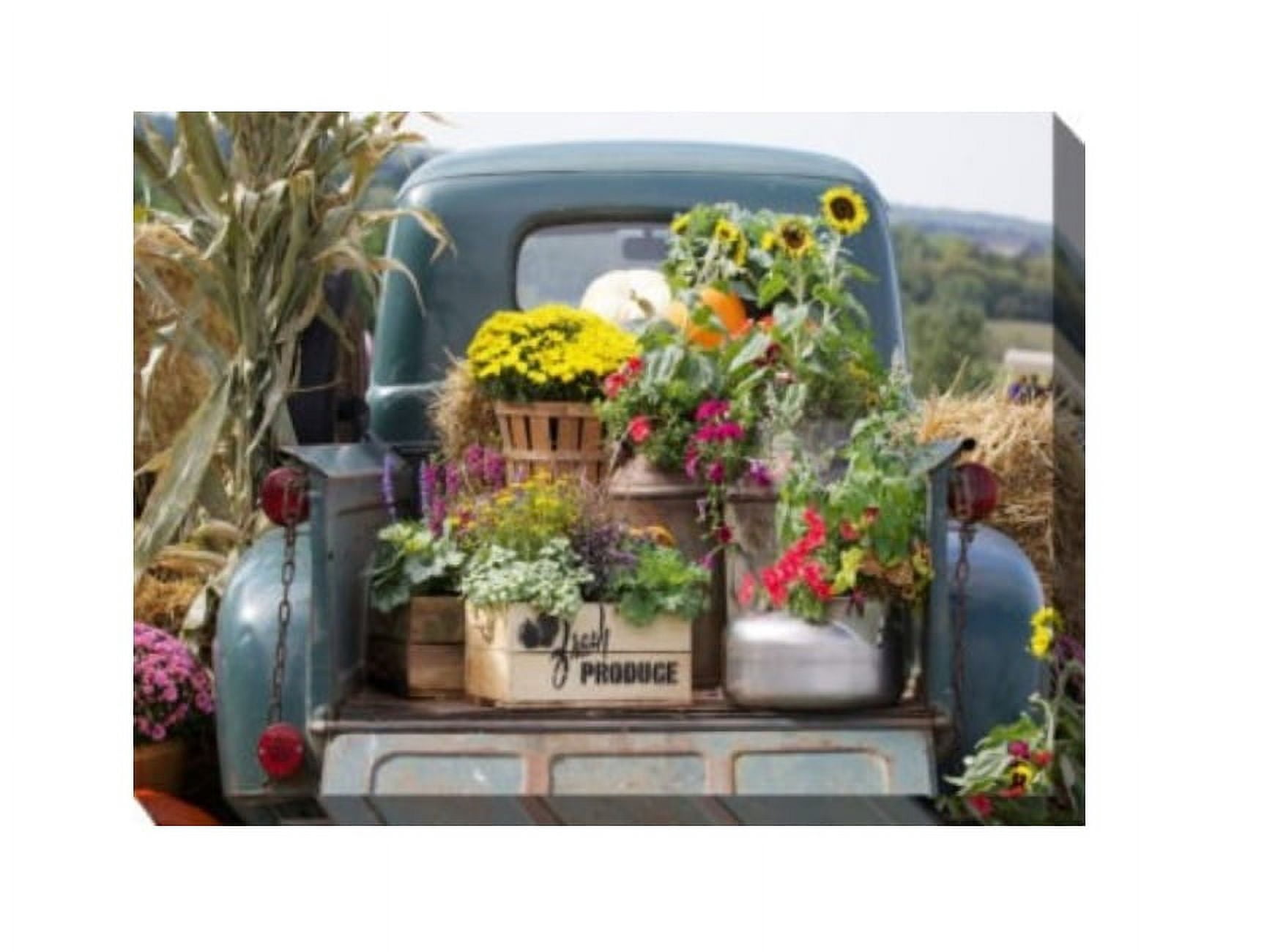 Outdoor Living and Style Green and Gray Fresh Produce Outdoor Canvas ...