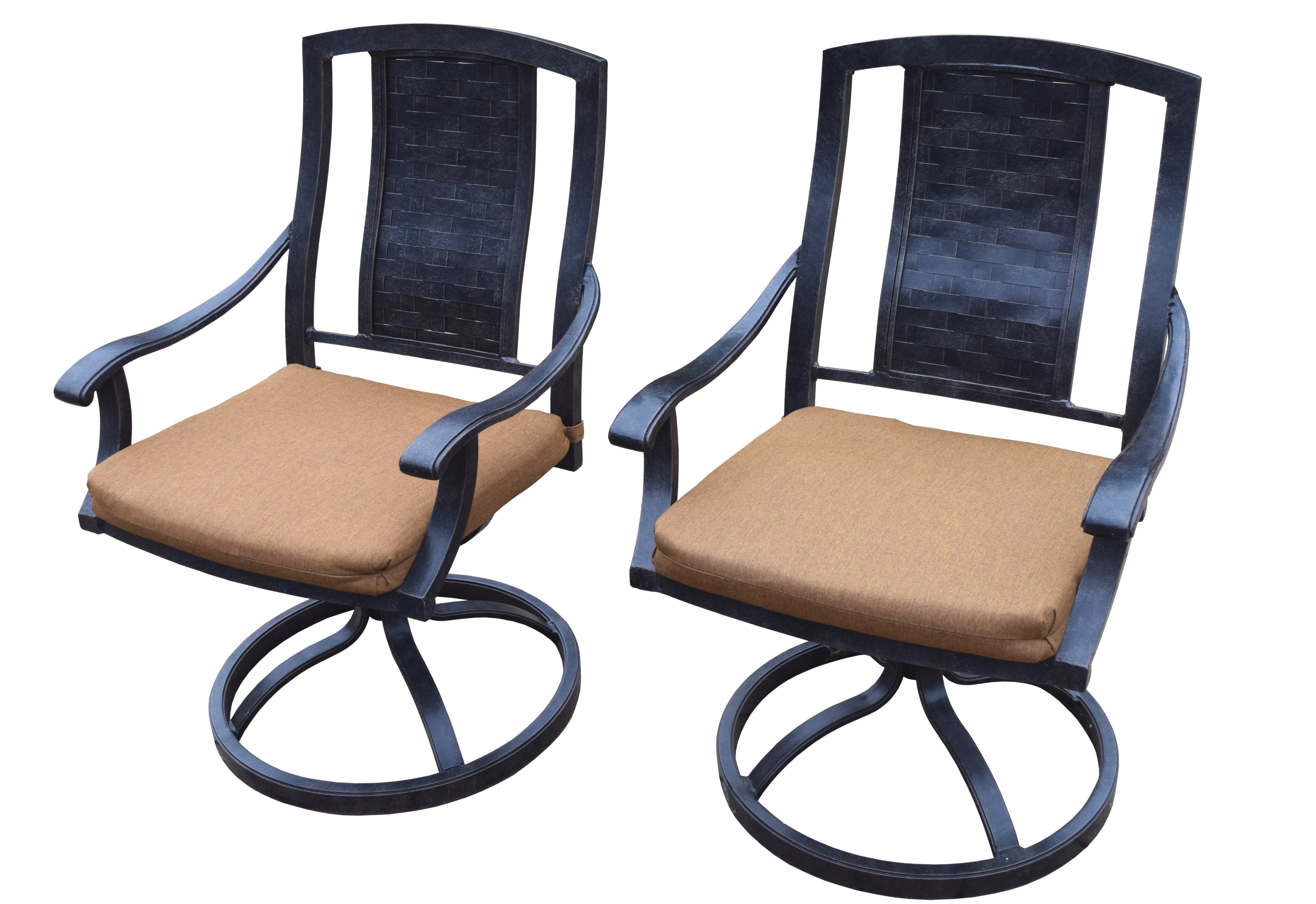 Outdoor Living and Style Swivel Rocker Outdoor Patio Chairs - Set of 2 ...