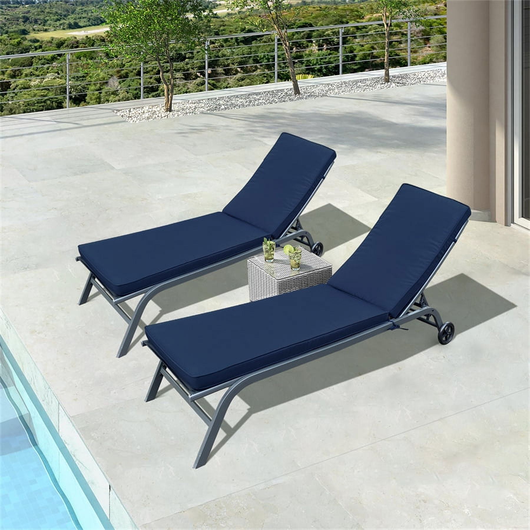6 Inch Thick Chaise Lounge Cushion in Outdoor Chaise Lounge Cushions Walmart