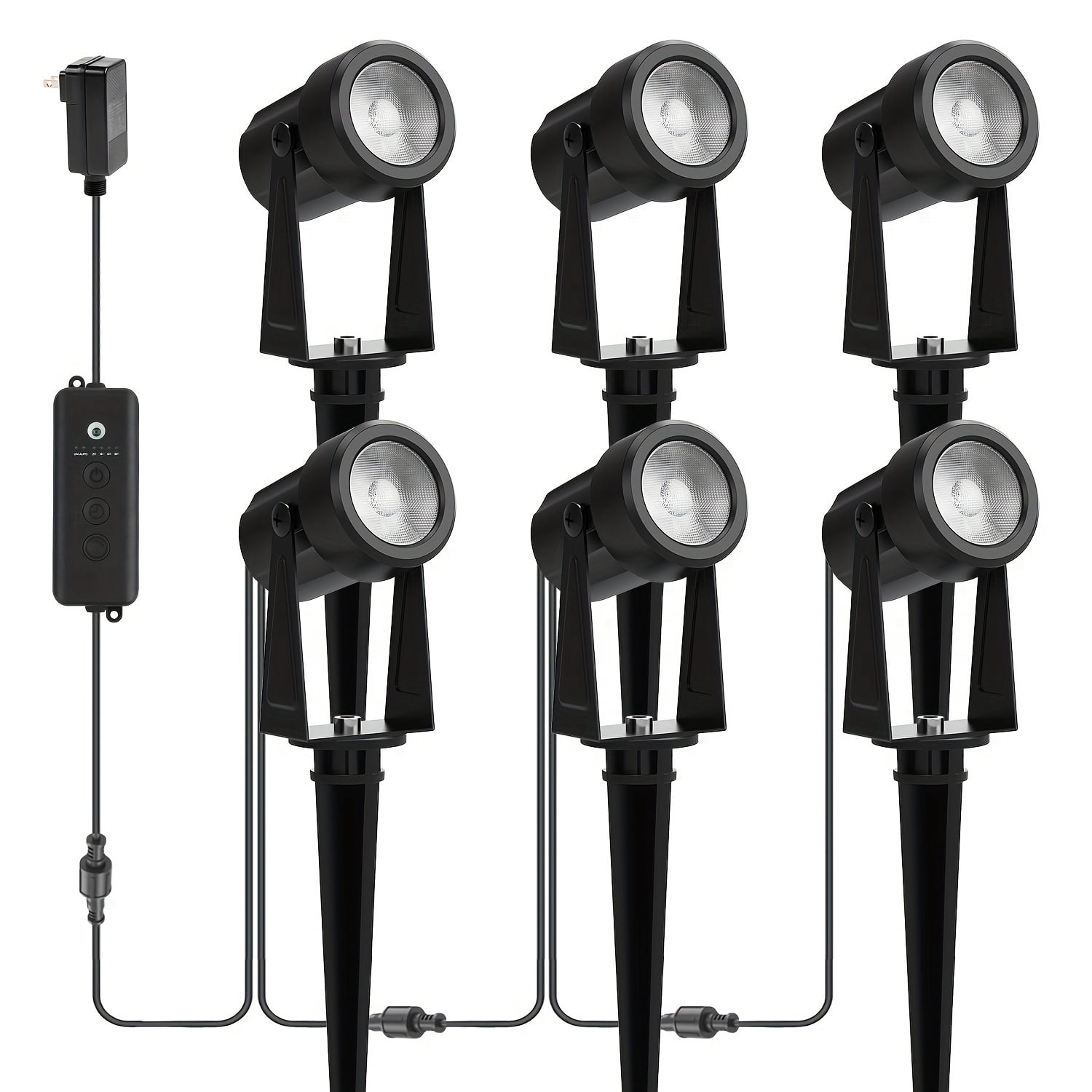 Outdoor Low Voltage Landscape Lighting Featuring a Dimmable Spotlight ...