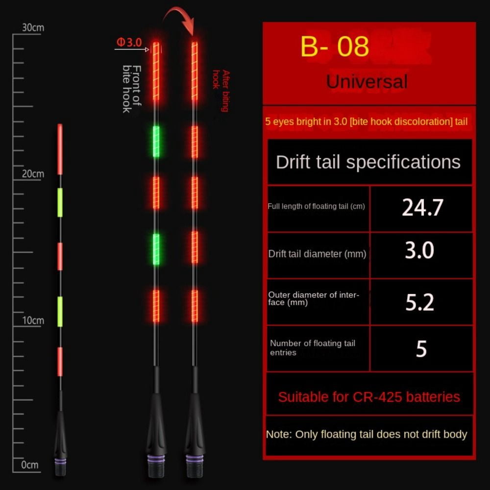 Outdoor Luminous Day and night Fishing Accessories Electronic Floats ...