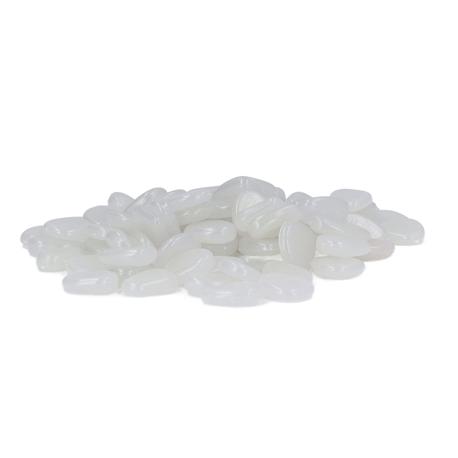 Outdoor Luminous Stones, Colorful Fluorescent Luminous Pebbles ...