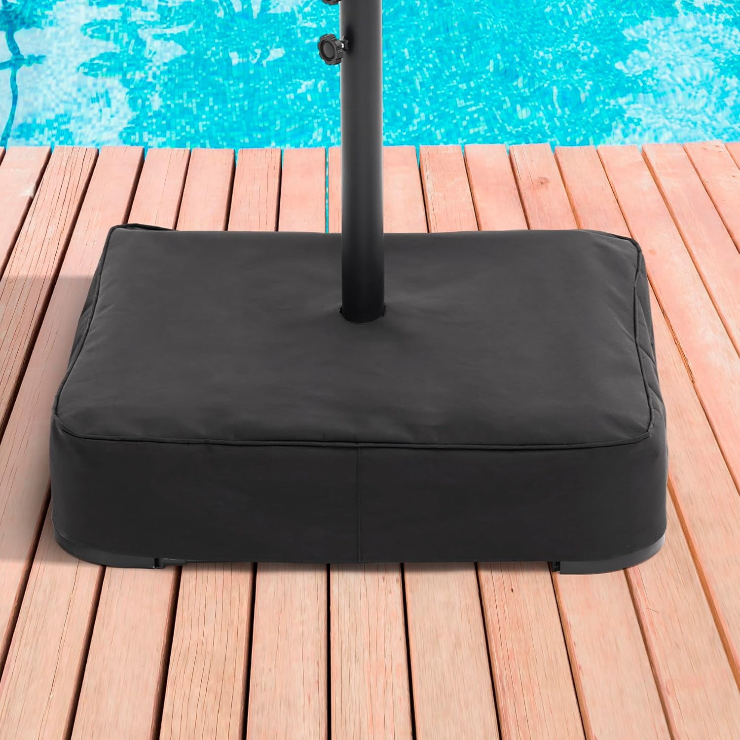 Outdoor Market Umbrella Base Stand with 2 Sandbags and Steel Structure ...