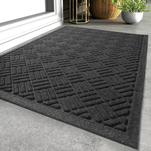 "Seven Six Home Non-Slip Heavy Duty Outdoor Entry Doormat with Rubber ...