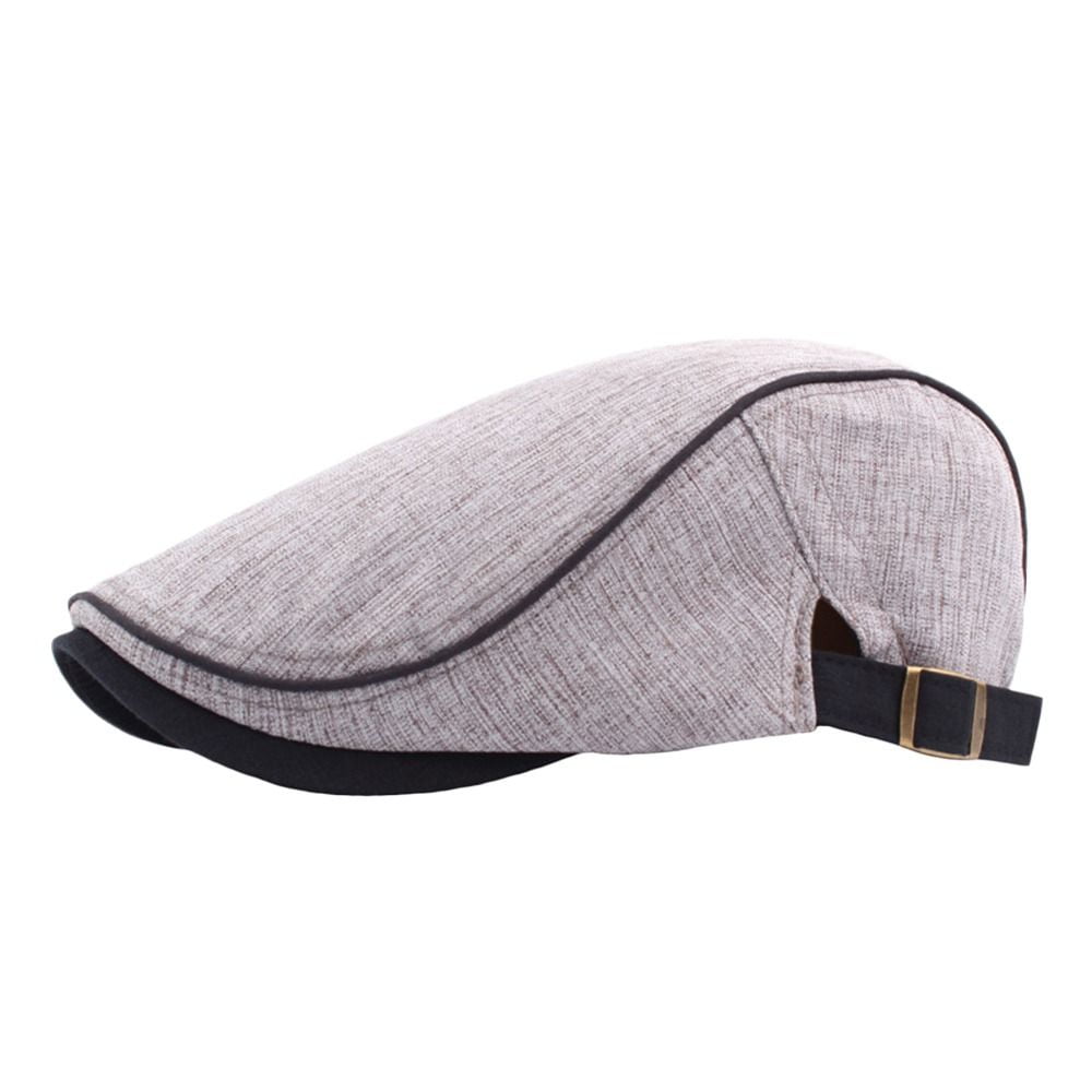 Outdoor Men Women Peaked Cotton Adjustable Baseball Cap Newsboy Hat ...