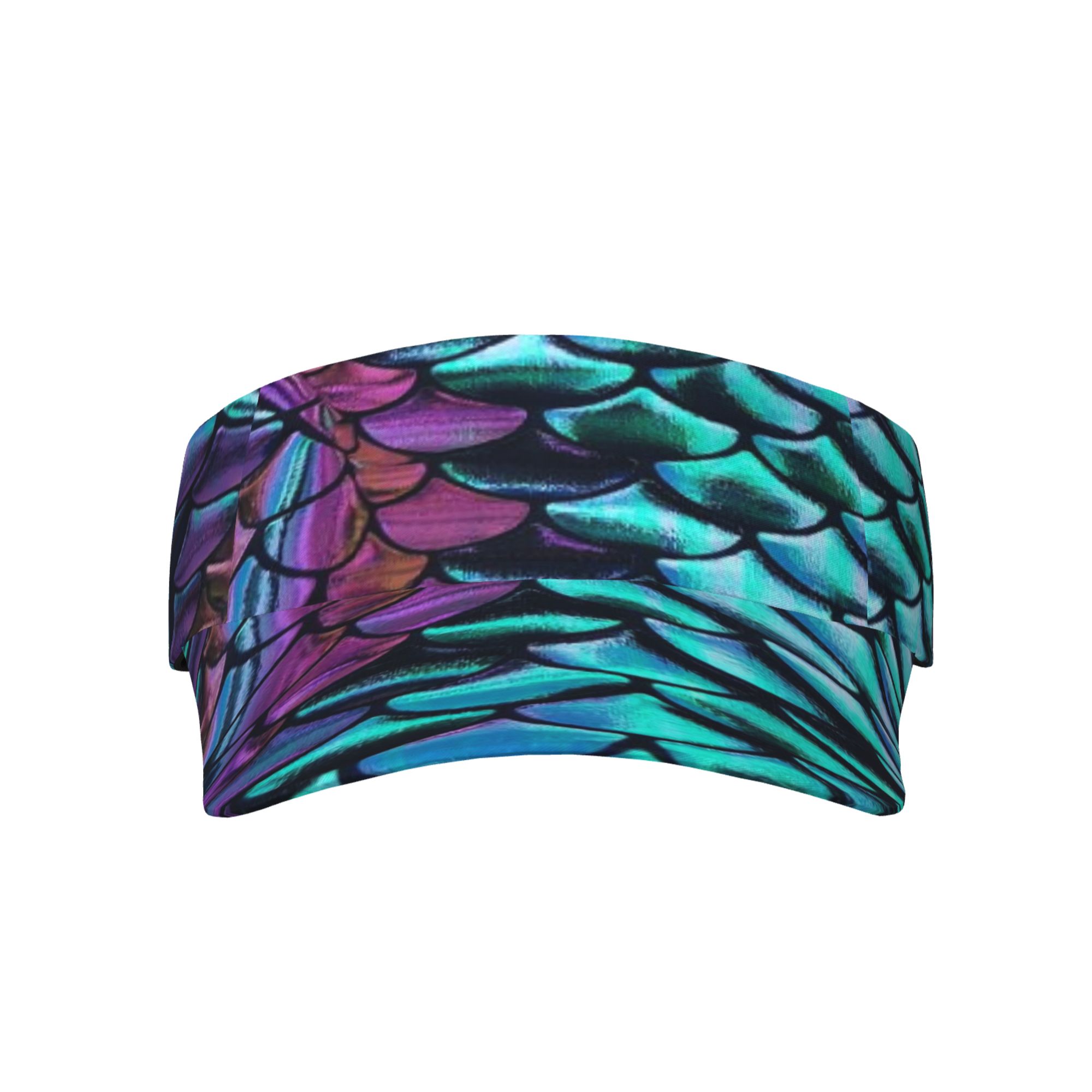 Outdoor Mermaid Scales Sun Visor Hats for Women Men Adjustable Sports ...