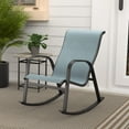 Betcozy Outdoor Mesh Rocking Chair, Steel Rocker Seating for Front ...
