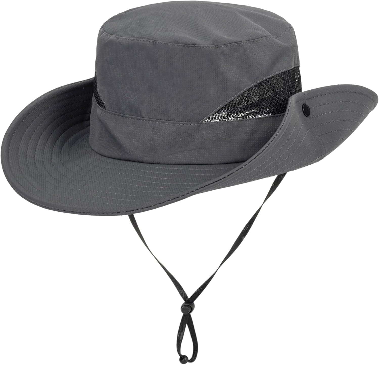 Outdoor Mesh Sun Hat Wide Brim UV Sun Protection Boonie Hat Fishing ...
