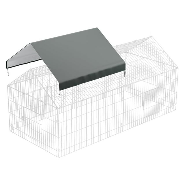 Outdoor Metal Chicken Coop Cover, Durable Waterproof Sun-resistant ...