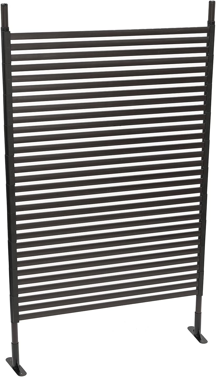 Outdoor Metal Privacy Screens Freestanding Adjustable Heigh Steel Fence ...