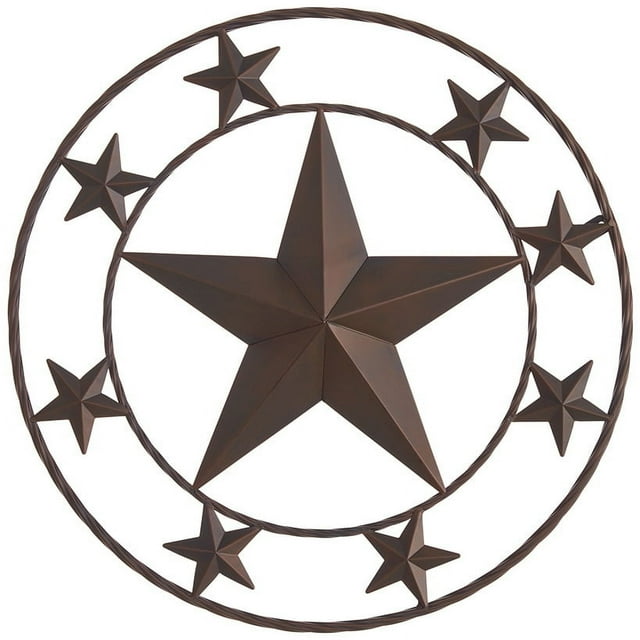 Outdoor Metal Rustic Star Wall Art - Walmart.com