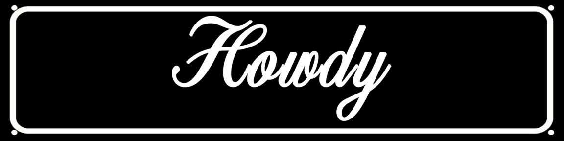 Outdoor Metal Tin Sign 16X4 Inches Howdy Sign Exterior Home Cave Garage ...