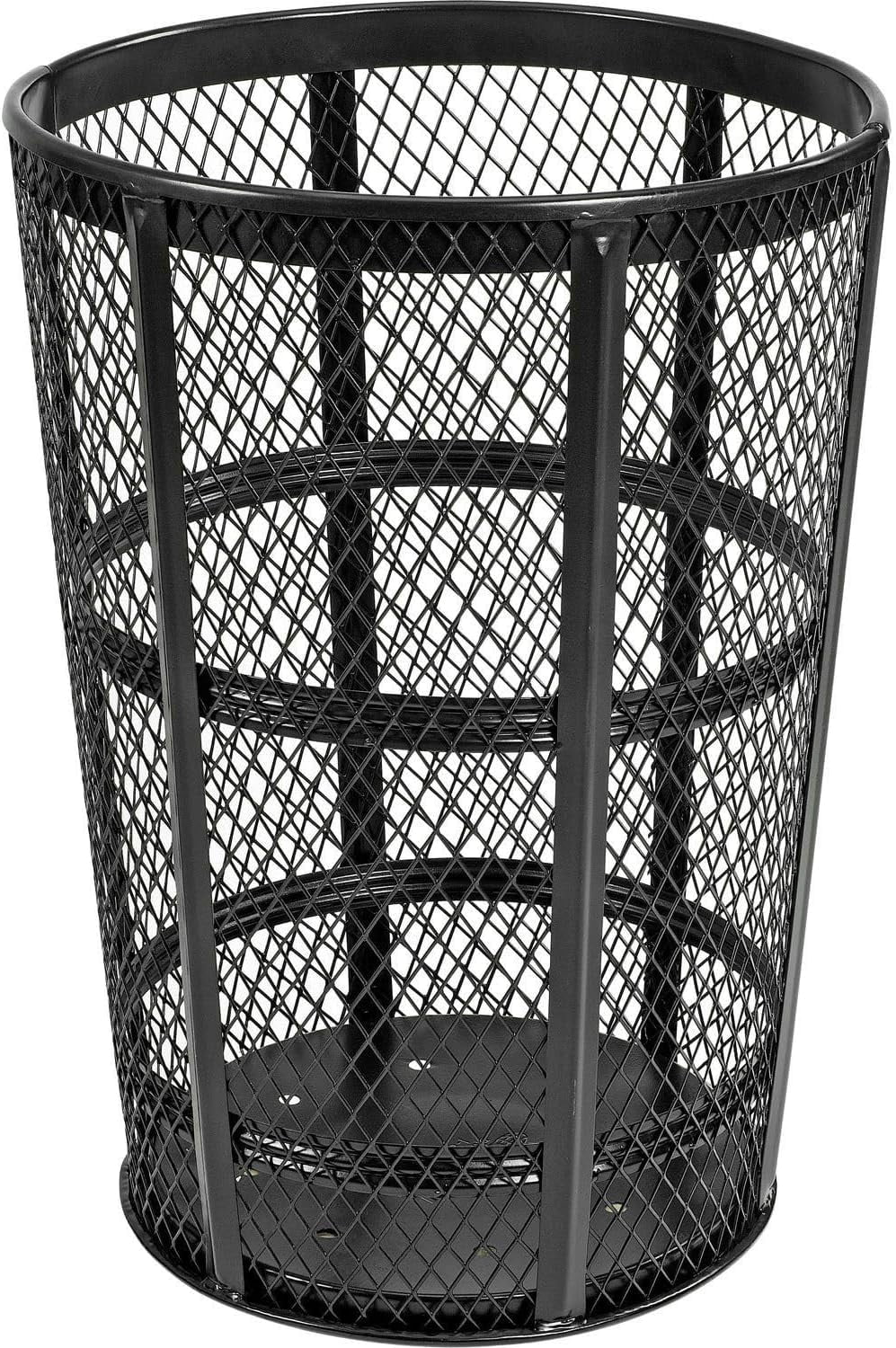 Outdoor Metal Trash Container Black, Gallon - Walmart.com