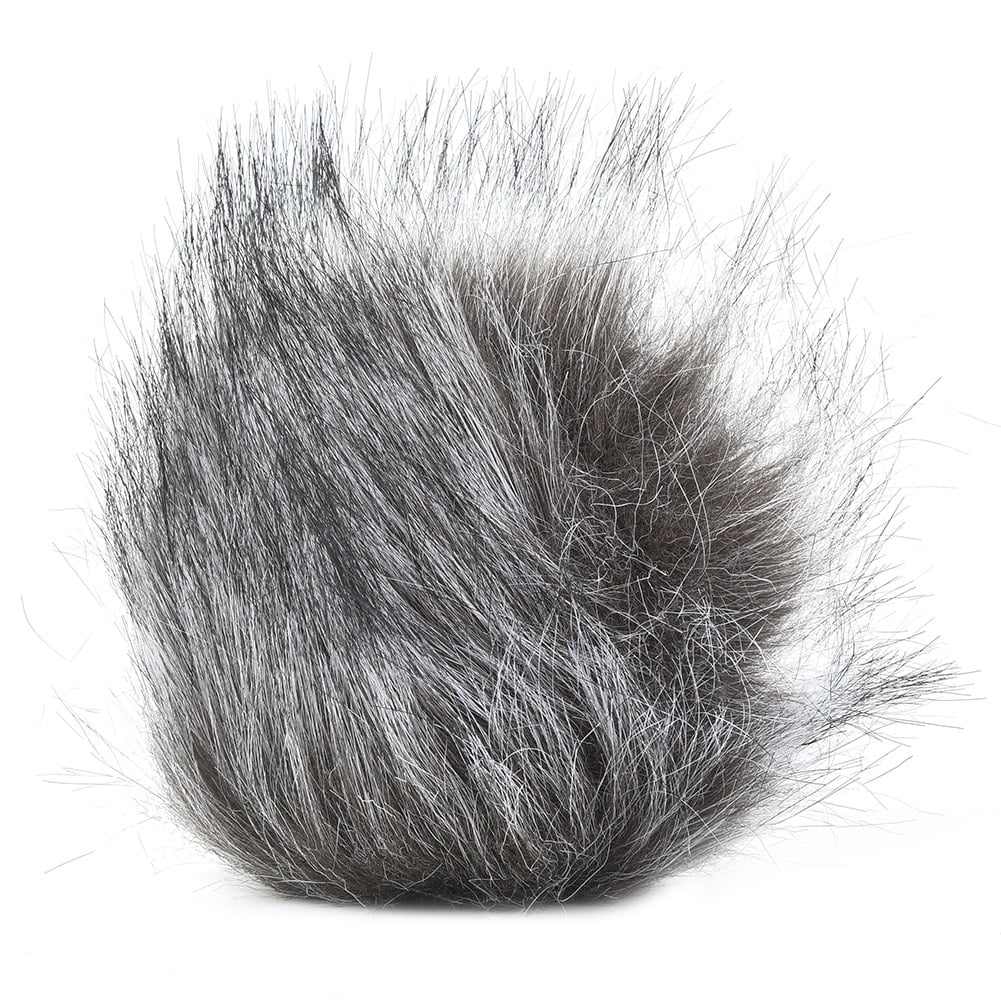 Outdoor Microphone Artificial Fur Cover Mic Windshield for Camera ...