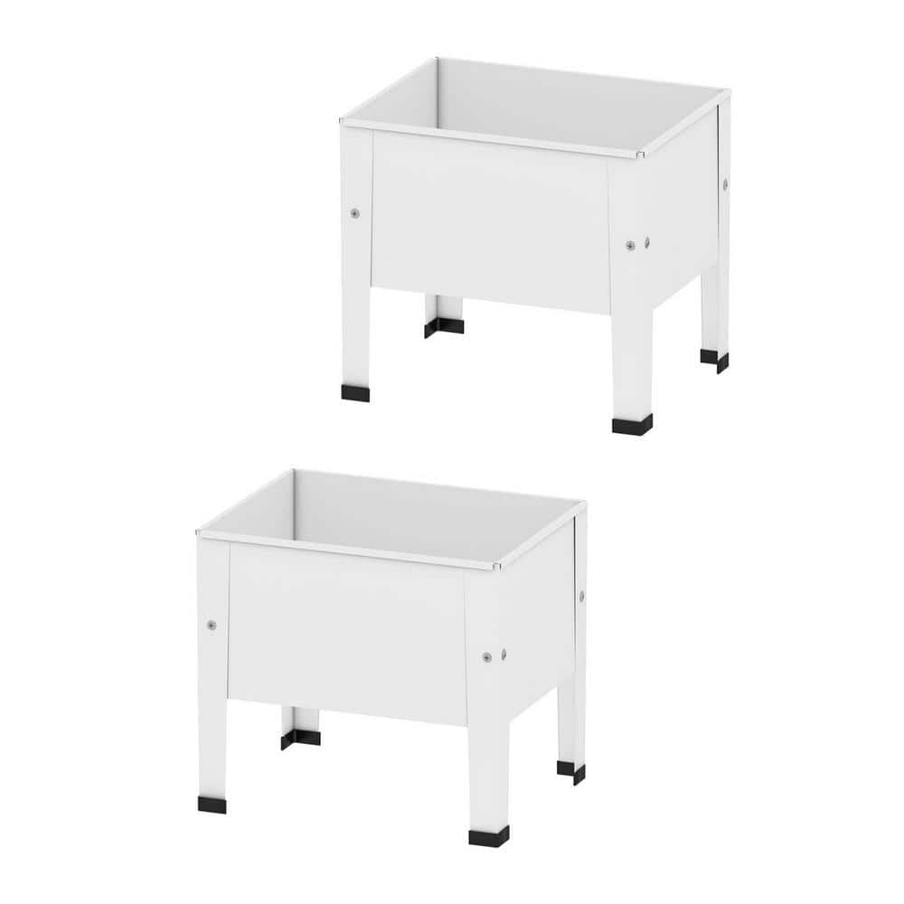 Outdoor Mini Planter Raised Garden Bed Metal Small Planter Box Elevated ...