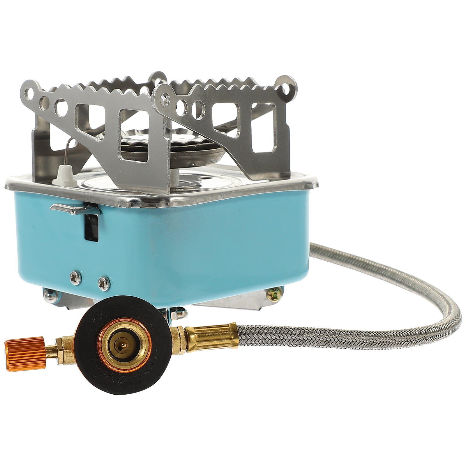 Mobutofu Portable Gas Stove For Camping Green 1Pack 9.5x9.5x9CM ...