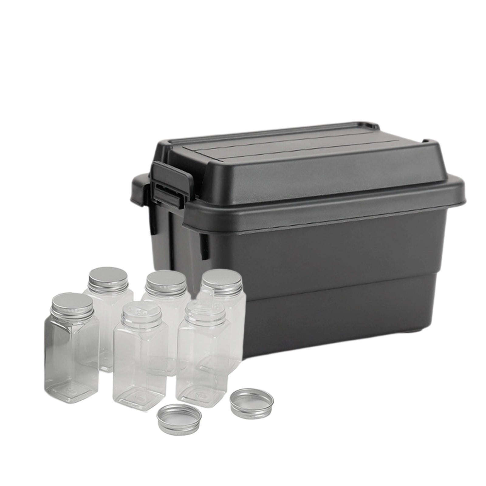 Outdoor Mini Storage Box 7-piece set, Portable Seasoning Condiment ...