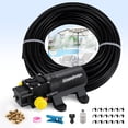 Outdoor Misting Cooling System with Pump- 116PSI High Pressure Mister ...