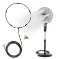 Monsoon Outdoor Misting Fan Kit, 16in Water Cooling System for Patio ...