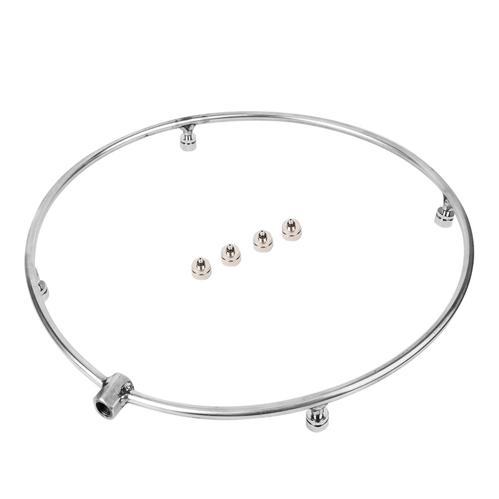 Outdoor Misting System: 4 Nozzle Stainless Steel Ring For Cooling, Easy ...