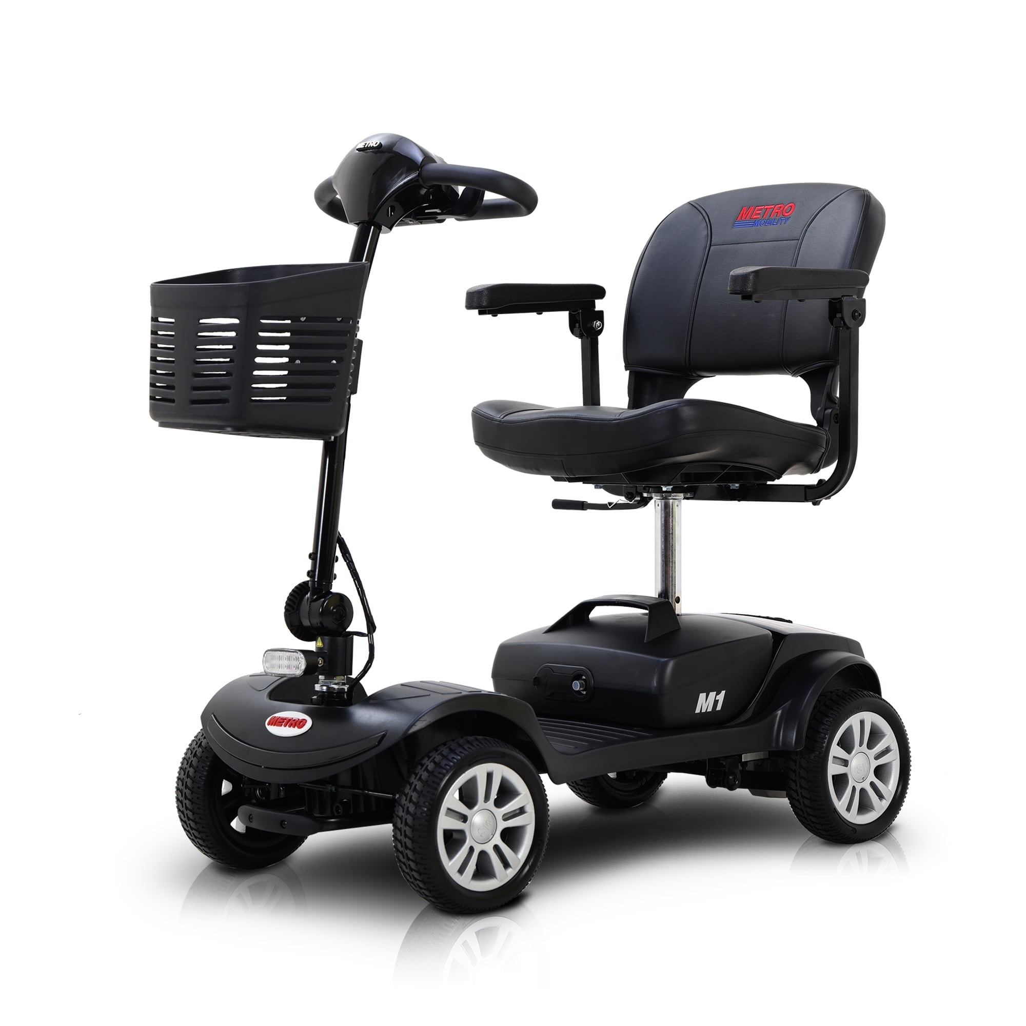 SEGMART Portable Folding Handicap Elderly Power Motorized 4-Wheel ...