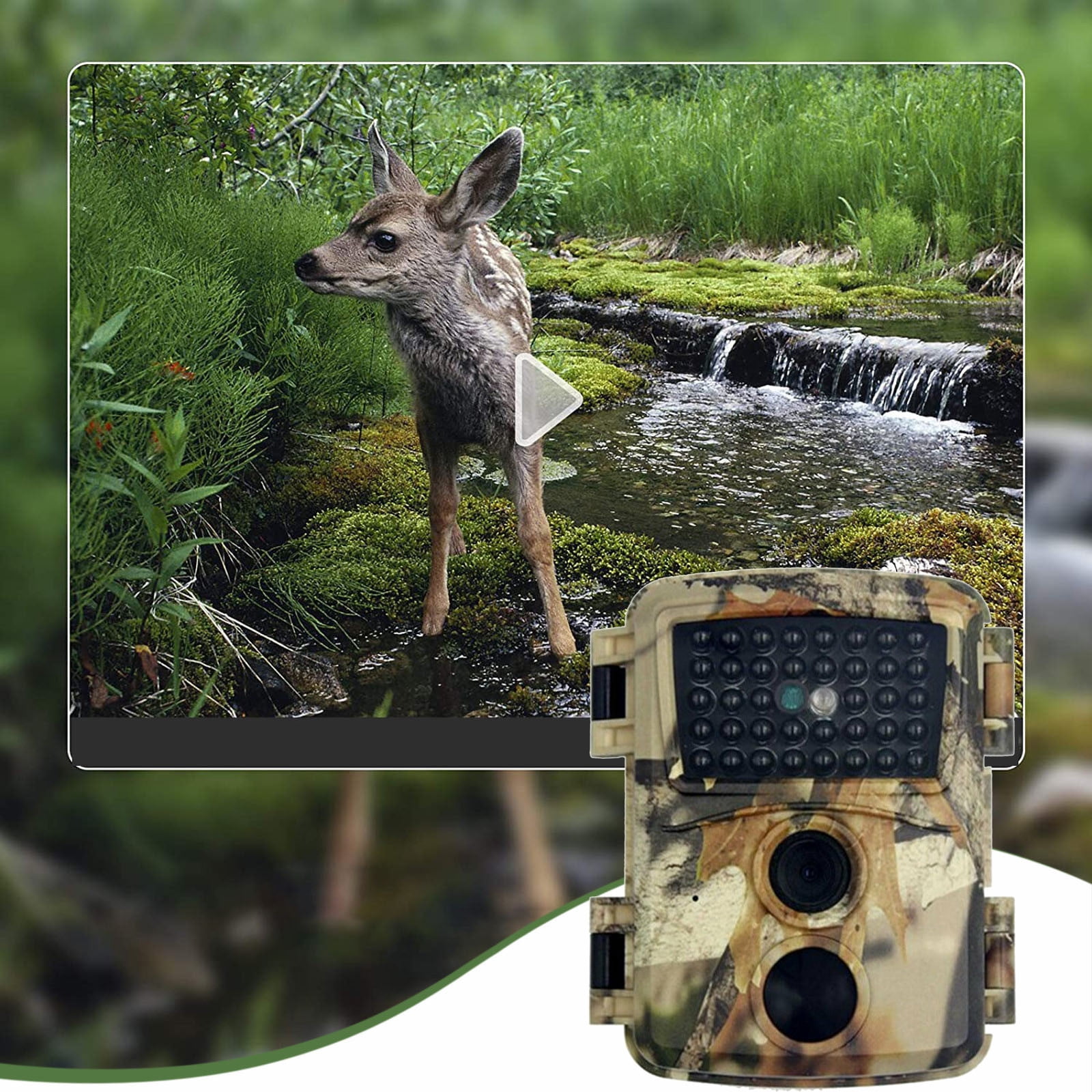 Outdoor Monitoring Camera, Security Camera, PIR Infrared Night Vision ...