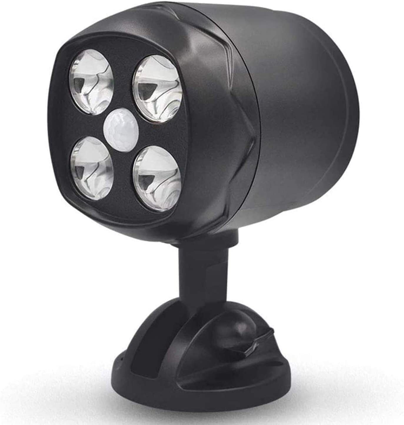 SHANNA Outdoor Motion Sensor Spotlight, Battery Powered Security Light ...