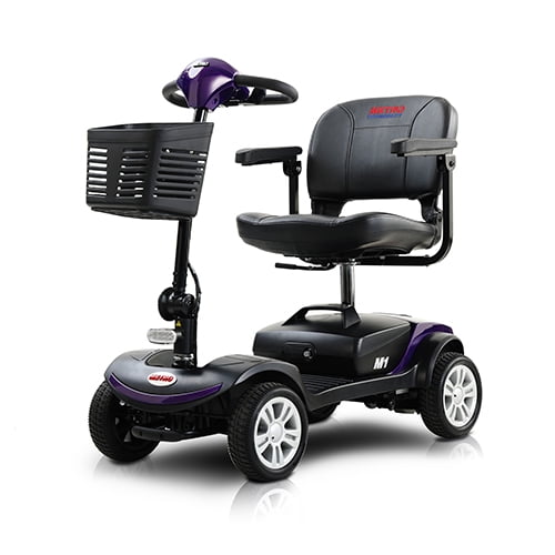 SEGAMART Folding Mobility Scooter for Adults, 4-Wheel Electric Cart ...
