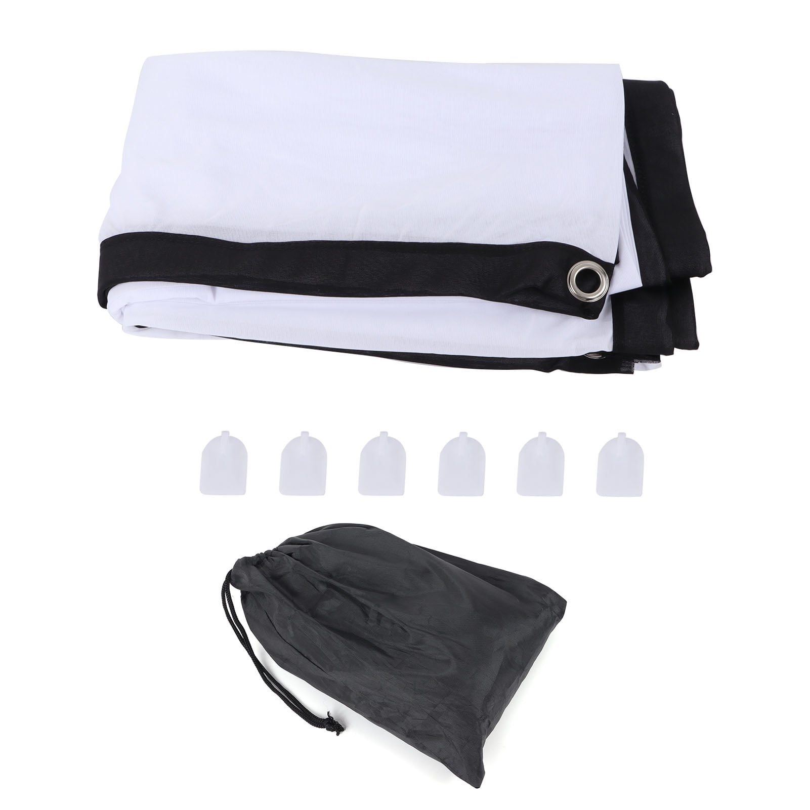 Outdoor Movie Screen 100in Foldable AntiCrease 16:9 White Portable ...