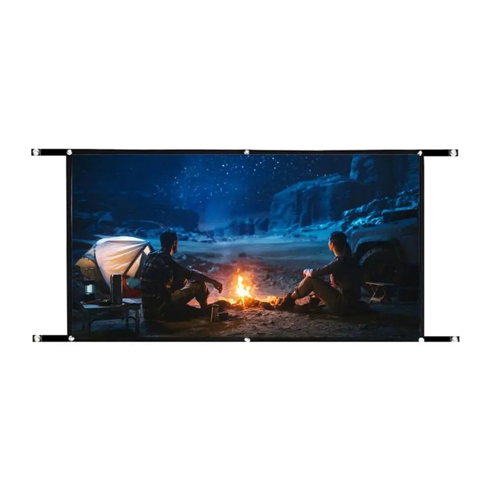 Outdoor Movie Screen Projector Screen 16:9 Foldable And Portable Anti ...