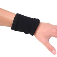 Suddora Adult Solid Color Cotton-Blend Zipper Pouch Wristband, Purple - Walmart.com