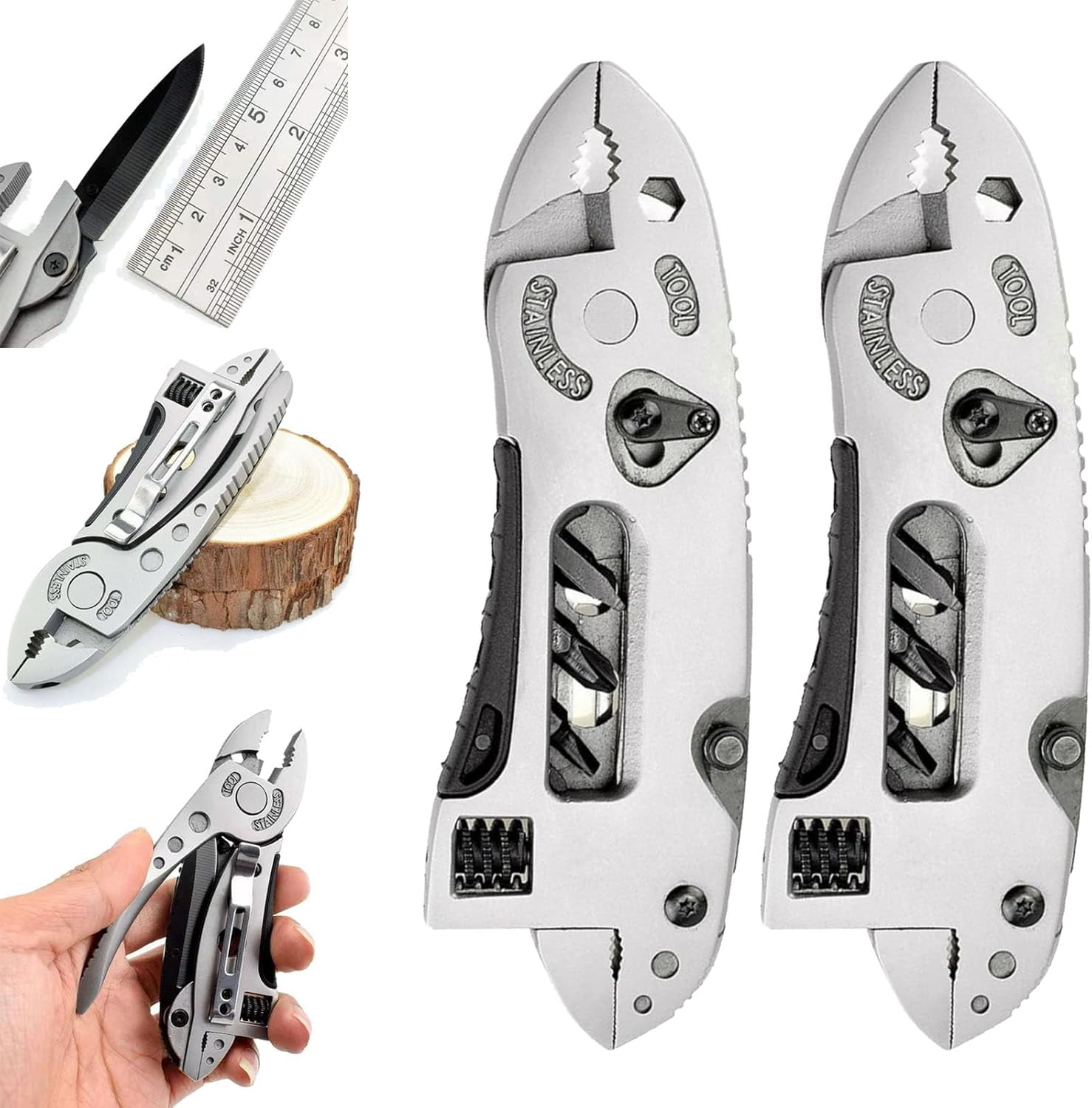 Outdoor Multi-purpose Tool Pliers, Portable Foldable Camping Multi Tool ...