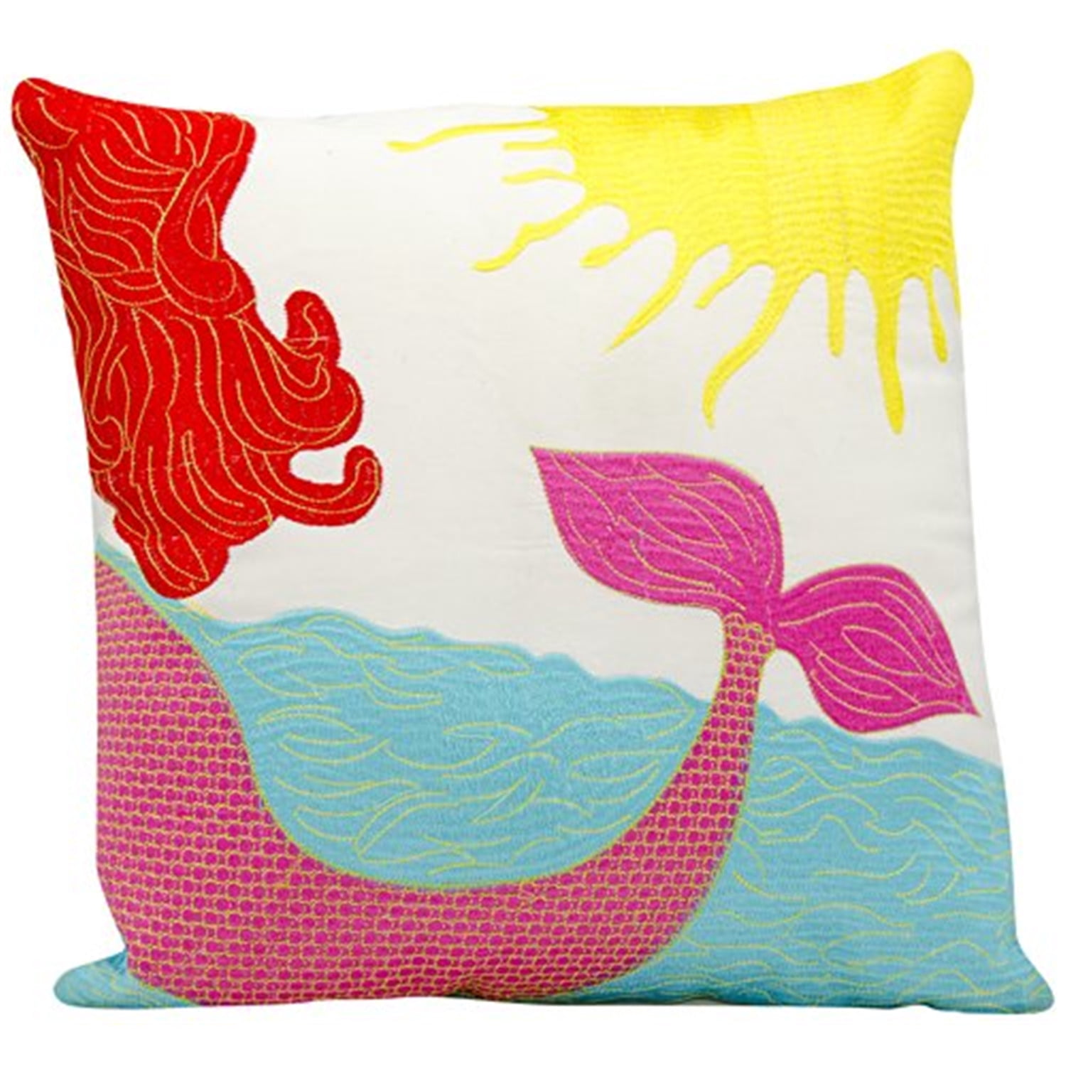 Outdoor Multicolor Mermaid Pillow - Walmart.com