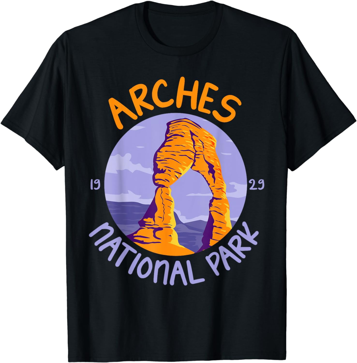 Outdoor National Park Tshirt Arches 1929 Moab Utah T-Shirt - Walmart.com