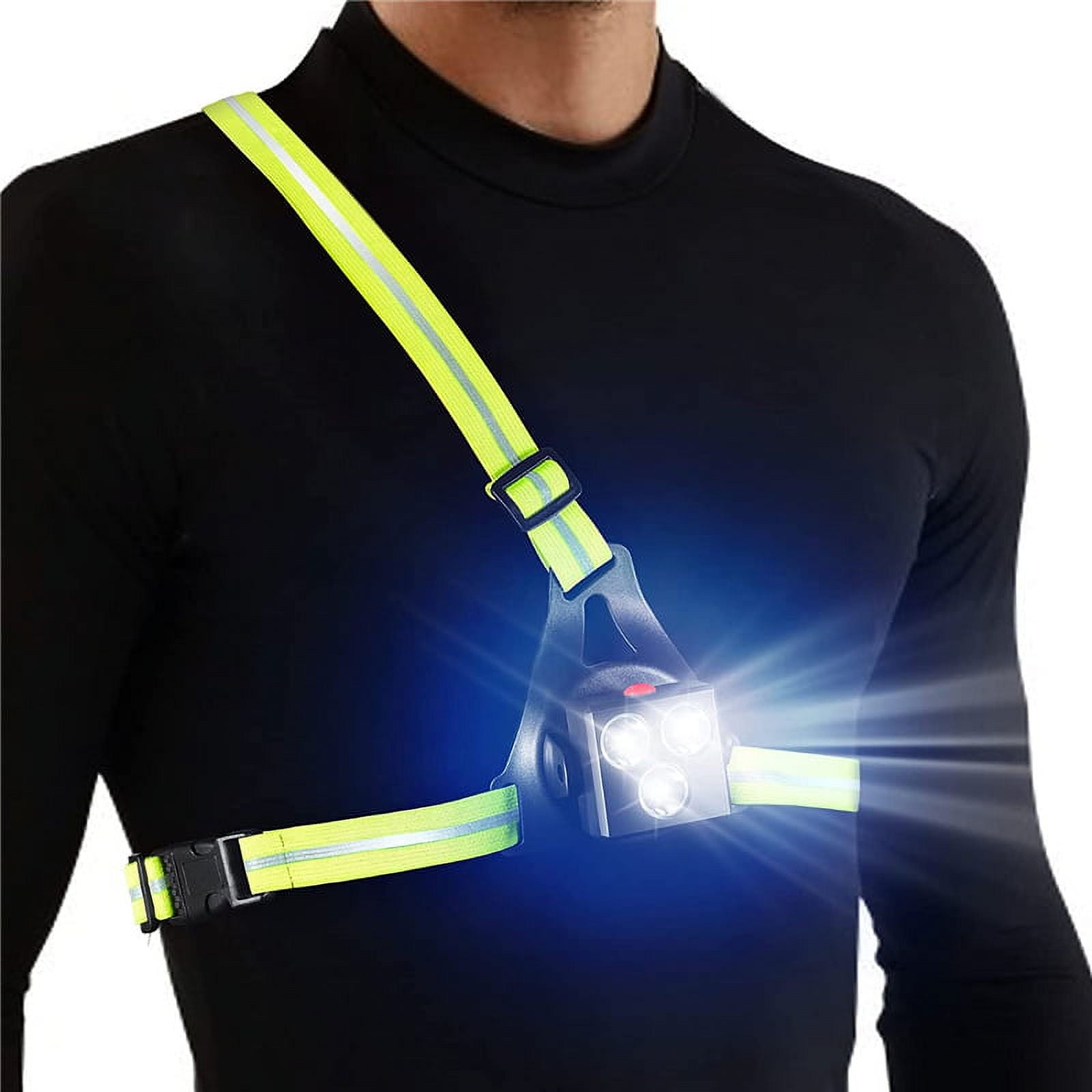 Vigorush Outdoor Night Running Lights LED Chest Light Rechargeable ...