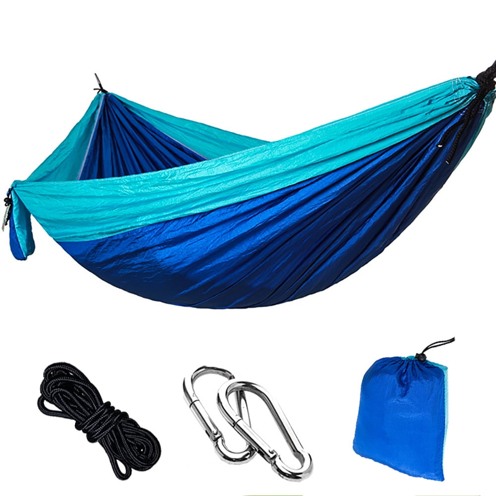 Outdoor Nylon Parachute Cloth Hammock Single Double Camping Cycling ...