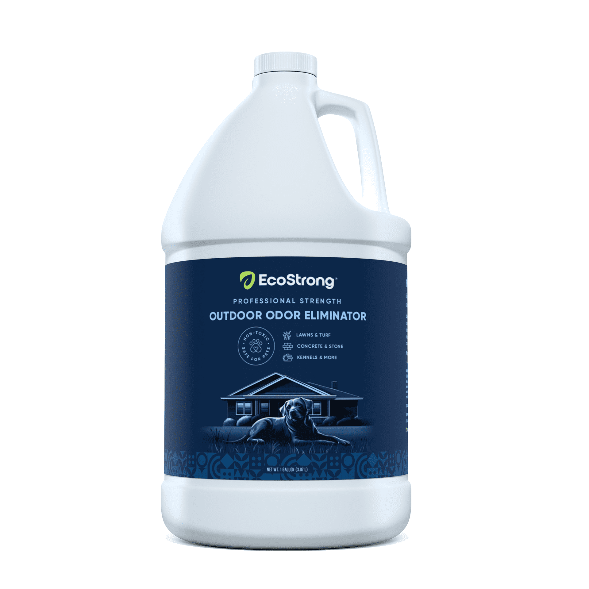 EcoStrong Outdoor Odor Eliminator: Enzymatic Pet Pee Deodorizer Spray ...