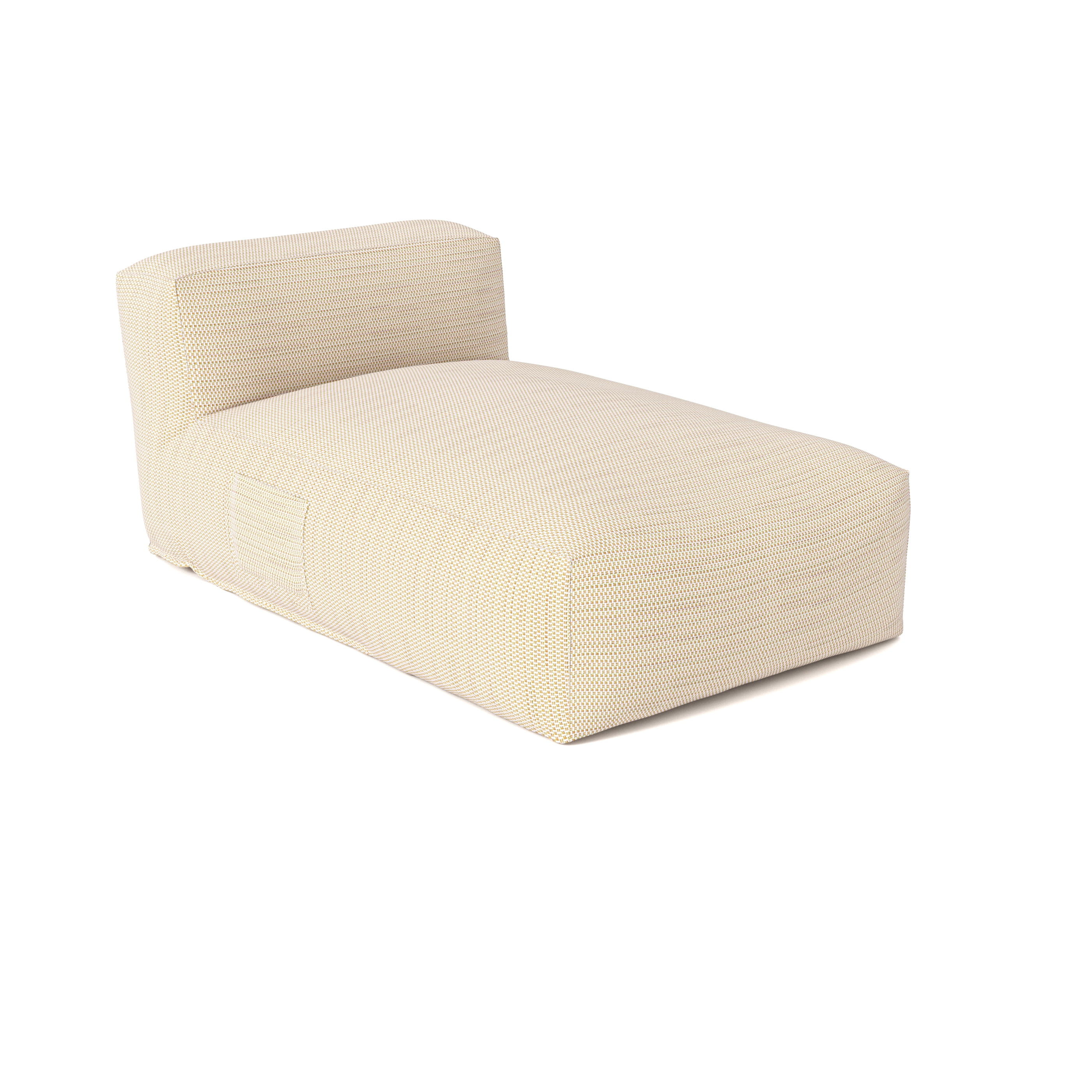 Outdoor Olefin Bean Bag Chaise Lounge (Light Orange, 59 '' Length ...