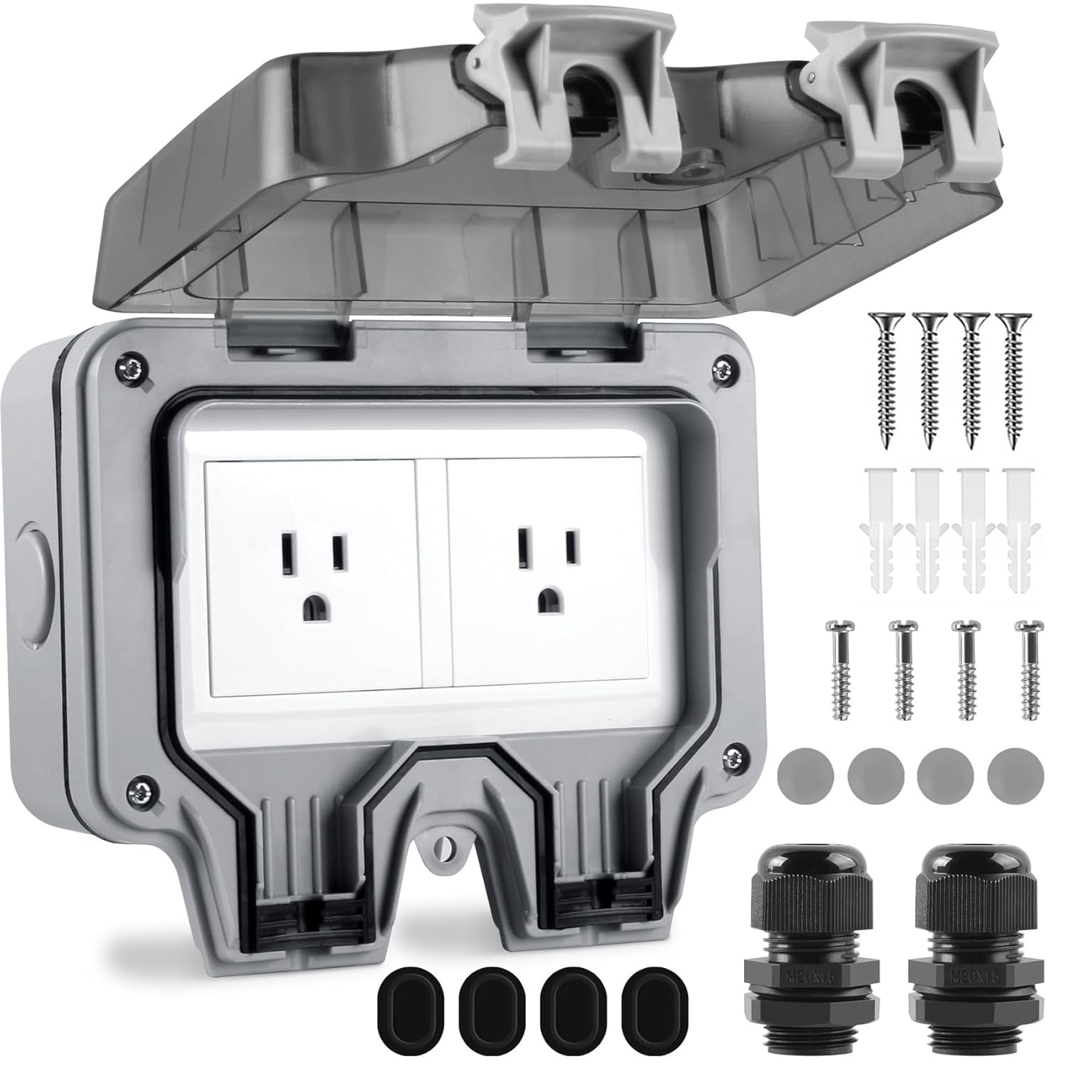 Outdoor Outlet Box Waterproof,Outdoor Power Outlet Box,Waterproof Ip66 ...
