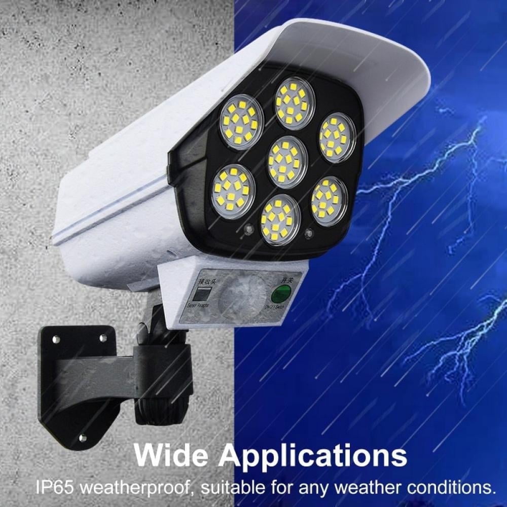 Dash Solar Flood Light Fake Security Camera Design Outdoor PIR Motion ...