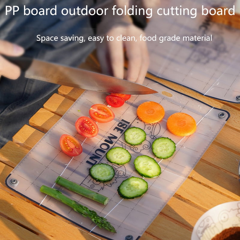 Outdoor PP Folding Dining Board Portable Food-Grade Snap-On Cutting ...