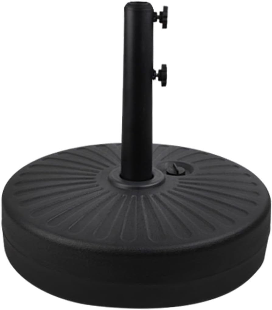 Outdoor Padded Umbrella Base, Round Plastic Umbrella Base, Lawn, Patio ...