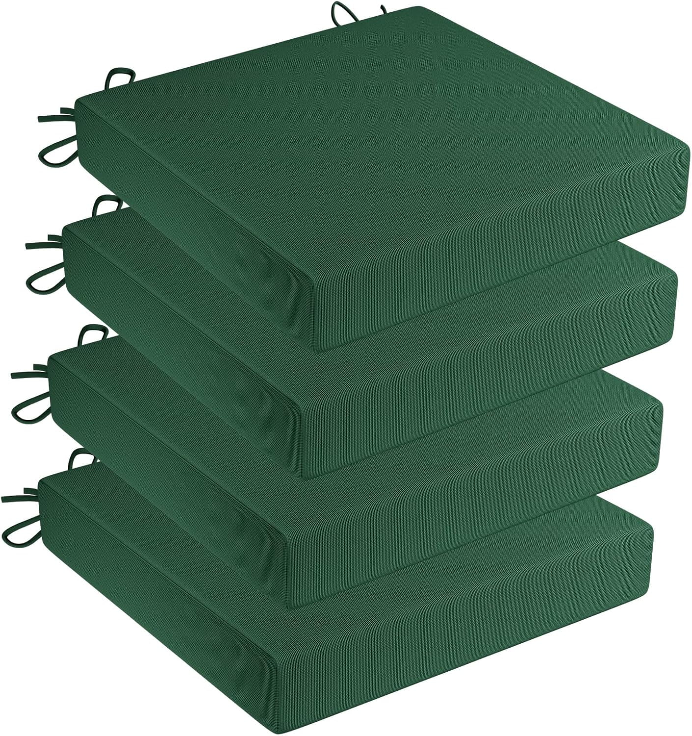 Outdoor Patio Chair Cushions 17"x17" Water-Resistant Garden Chair ...