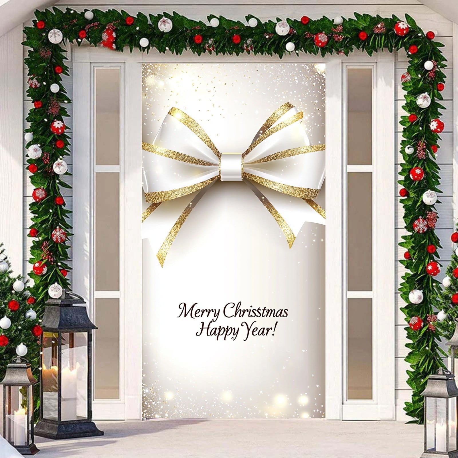Outdoor Patio Door Curtain Decorative Doorway Fabric For Porch Garden ...