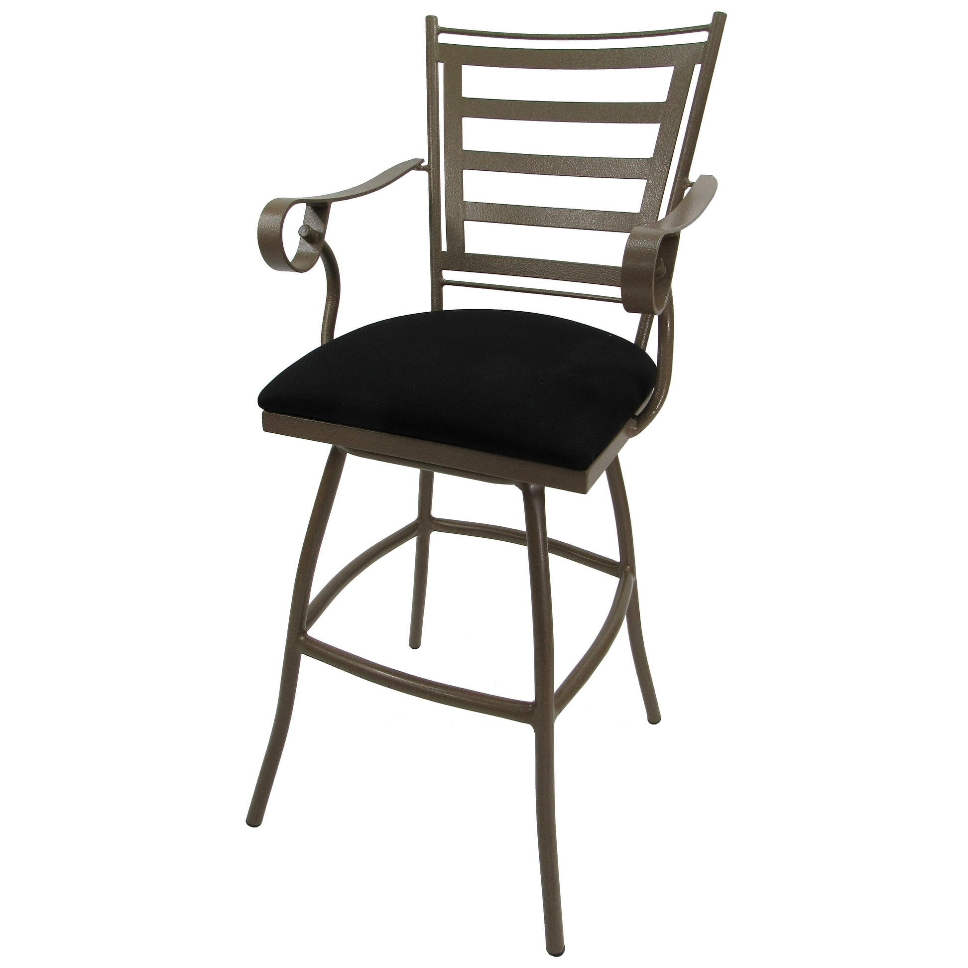 Outdoor Patio Extra Tall Spectator Swivel Bar Stool 35" - Jenna ...